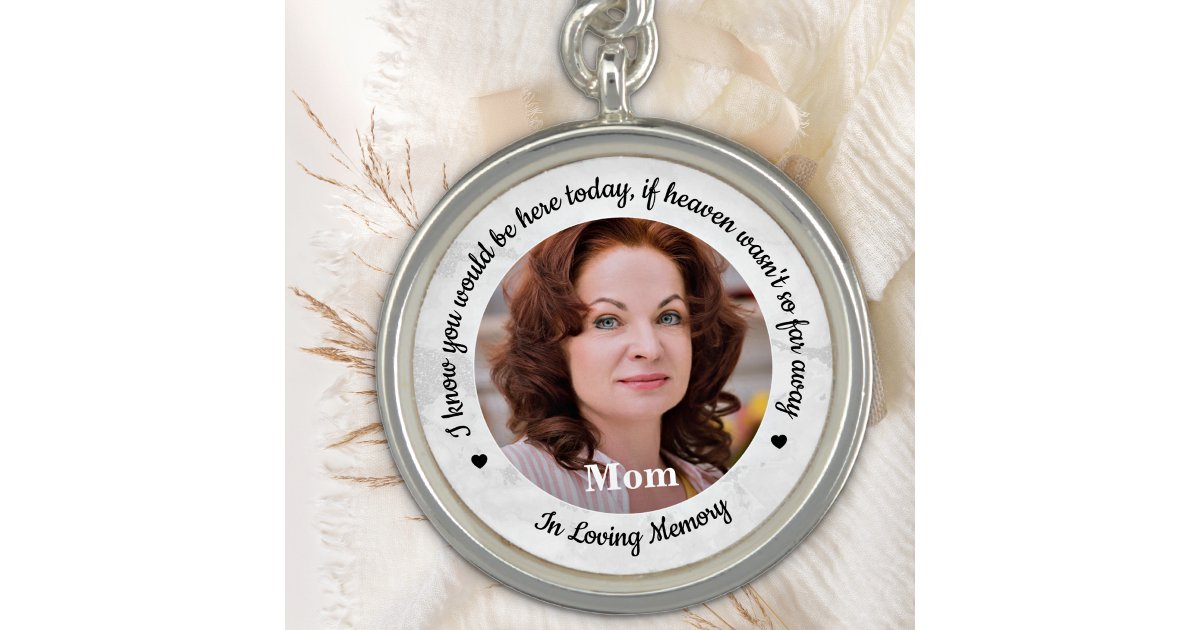 Memorial Graduation Cap Personalized Photo Charm | Zazzle