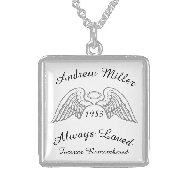 Memorial Keepsake Custom Pendant | Zazzle
