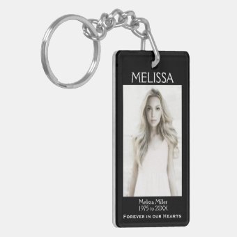 Memorial | Keepsake Gift Keychain | Zazzle