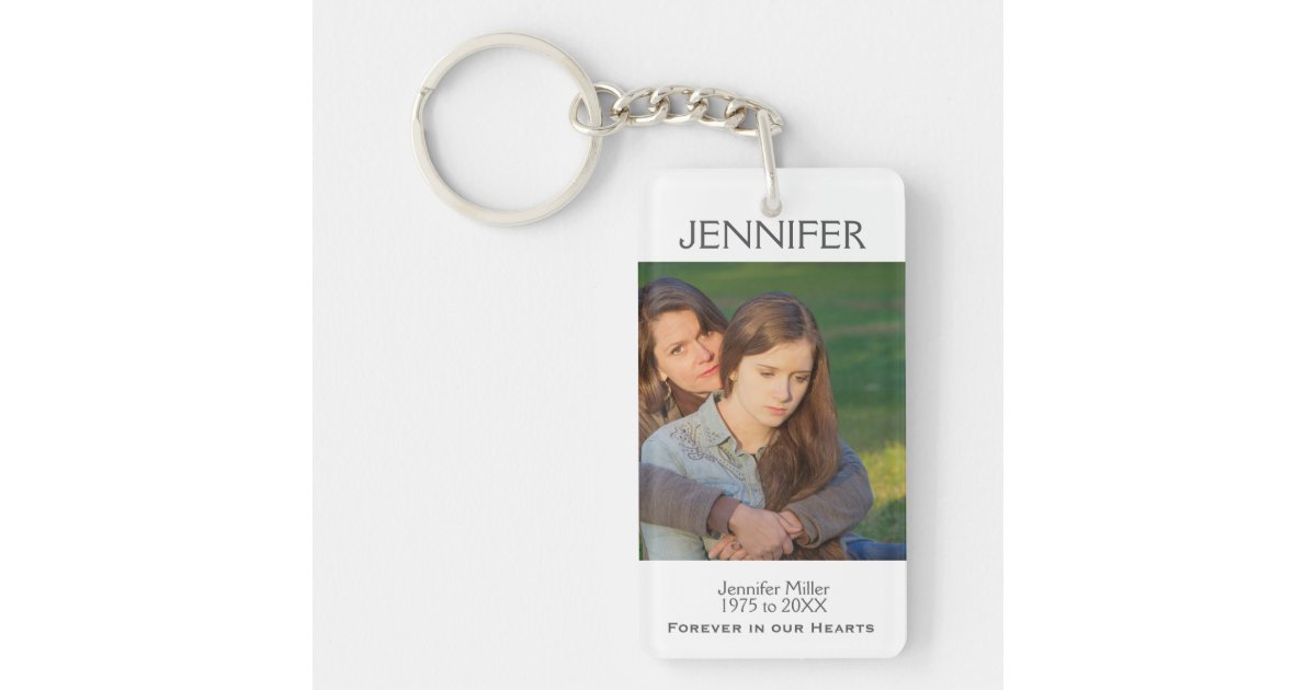 Memorial | Keepsake Keychain | Zazzle