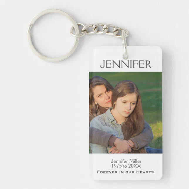 Memorial | Keepsake Keychain | Zazzle