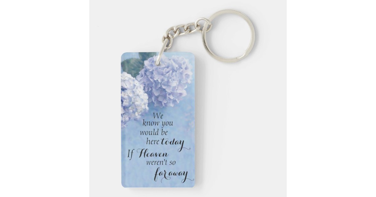 Memorial Key Chain (2 sided with photo) | Zazzle