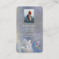 Memorial Memory Card Hummingbird White Flowers | Zazzle