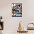 Memorial Ocean Sunset 42 Photos In Loving Memory Poster | Zazzle