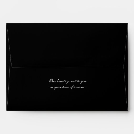 Memorial or Funeral Envelope - Mourning with Angel | Zazzle