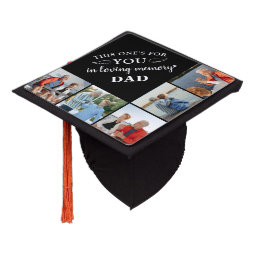Memorial Personalized 5 Photo Collage Remembrance Graduation Cap Topper ...