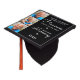 Memorial Personalized DAD 3 Photo Collage Graduation Cap Topper | Zazzle