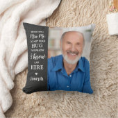 Memorial Personalized Loving Memory Poem 2 Photo Throw Pillow | Zazzle