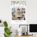 Memorial Photo Collage Funeral Sympathy Poster | Zazzle