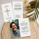 Memorial Photo Gone Too Soon Funeral Prayer Card | Zazzle