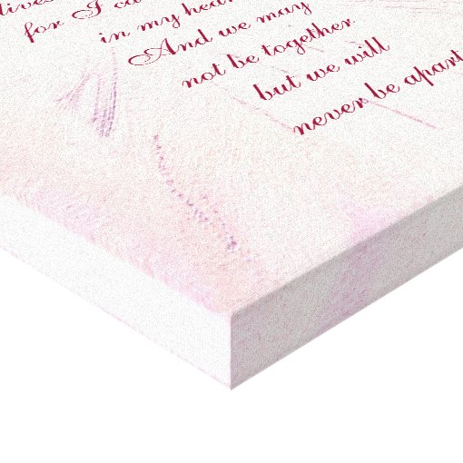 Memorial Poem Canvas Print | Zazzle
