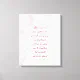 Memorial Poem Canvas Print | Zazzle