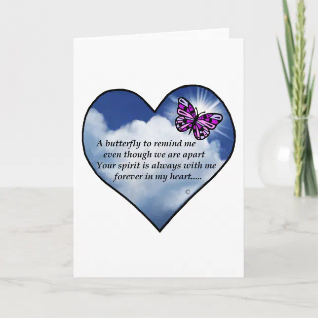 Memorial Poem Card | Zazzle