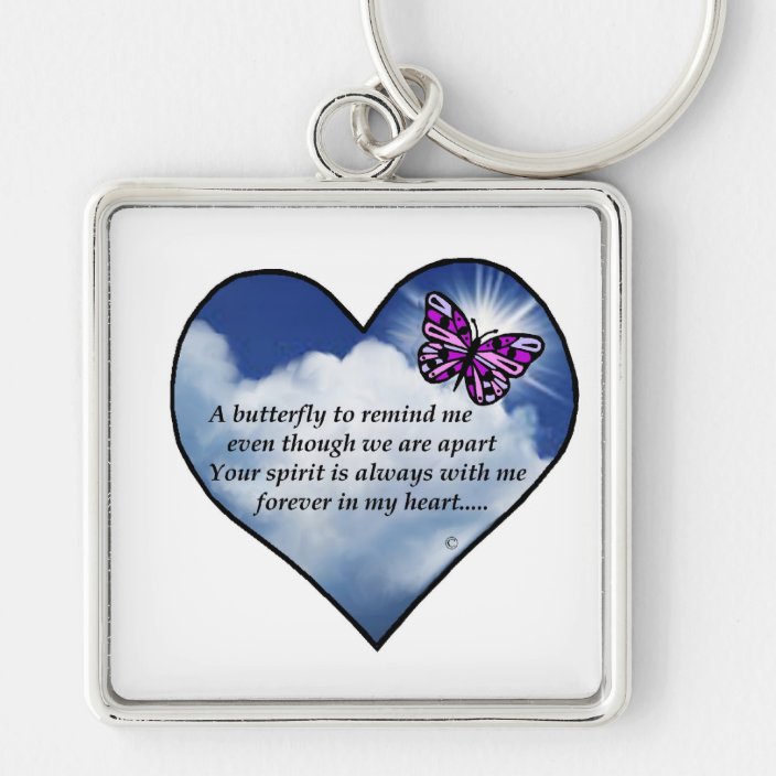 Memorial Poem Keychain | Zazzle.com