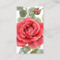 Memorial Red Rose Sympathy Funeral Prayer Card | Zazzle