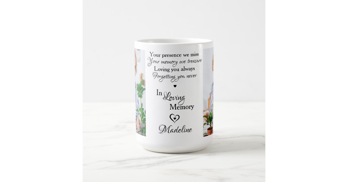 Memorial Remembrance Keepsake Loving Memory Photo Coffee Mug | Zazzle