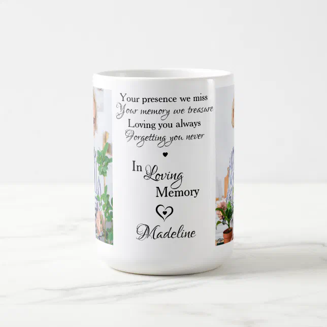 Memorial Remembrance Keepsake Loving Memory Photo Coffee Mug | Zazzle