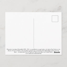 Memorial to Ivan Ayers Westerfield (1920-1941) Postcard | Zazzle