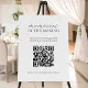 Memories In The Making Wedding Photo QR Code Foam Board | Zazzle