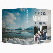 Memories of Alaska Scrapbook Photo 3 Ring Binder | Zazzle