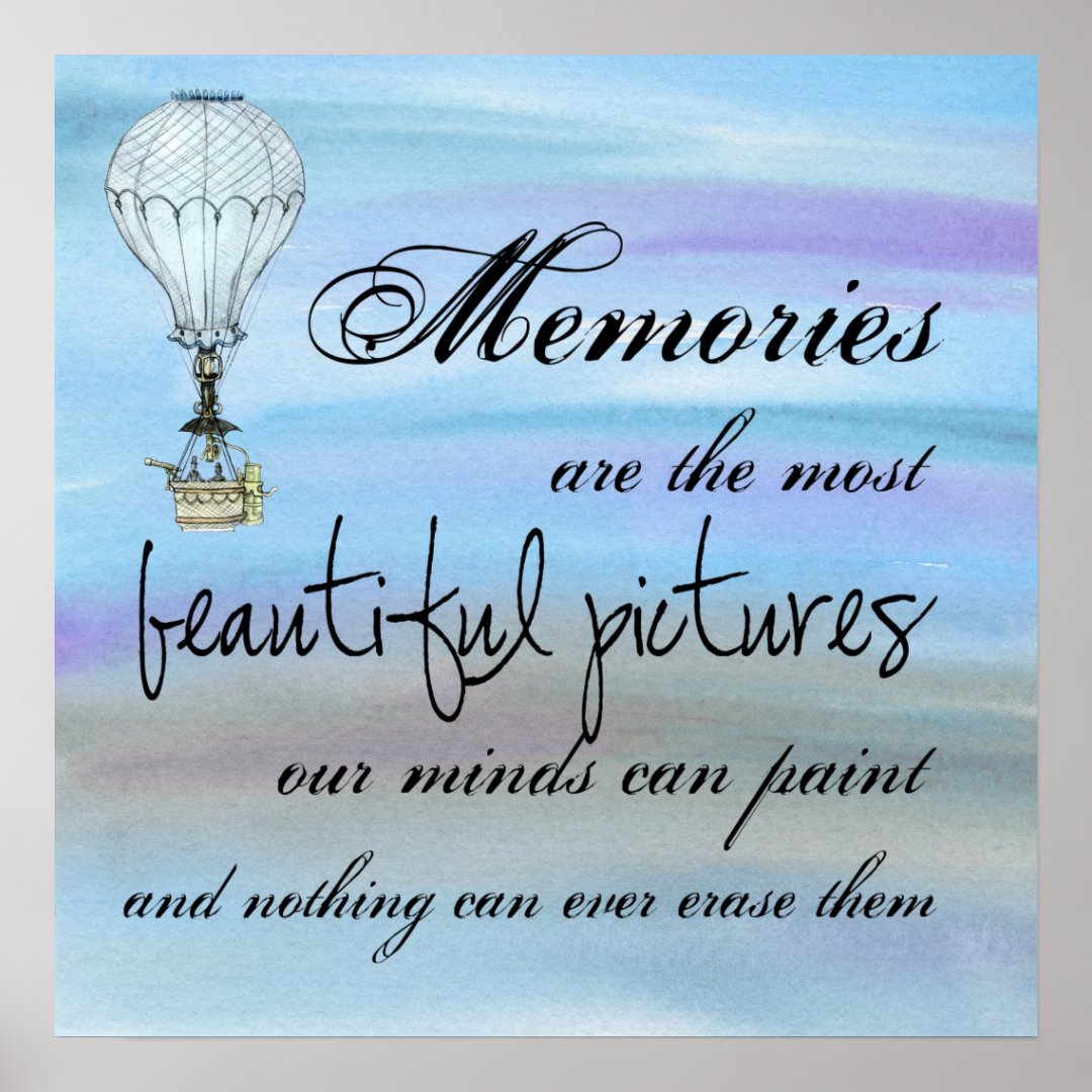 Memories Poster | Zazzle