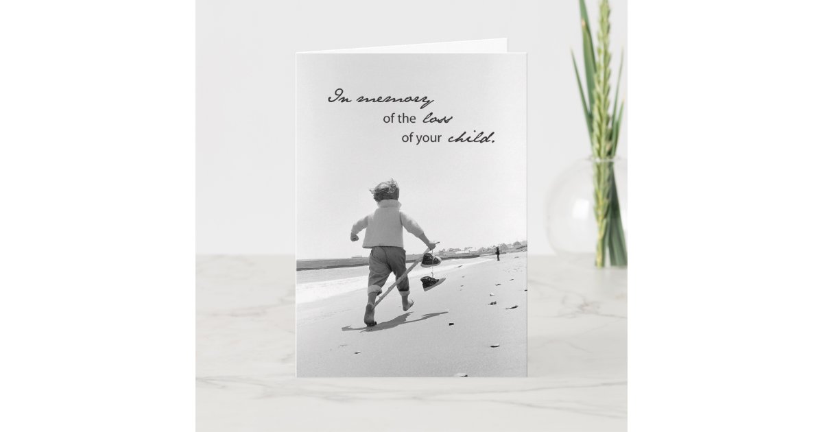 Memory of Child Loss Card | Zazzle