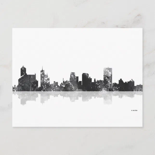 MEMPHIS, TENNESSEE SKYLINE POSTCARD | Zazzle