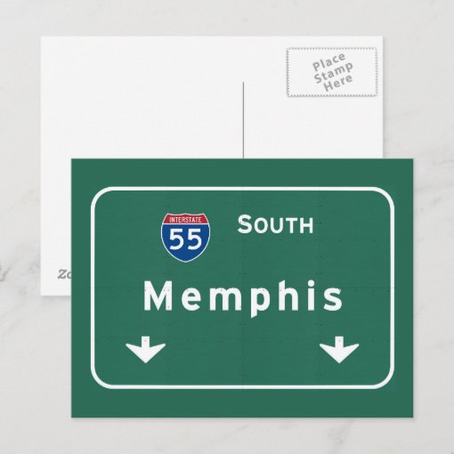 Memphis Tennessee tn Interstate Highway Freeway : Postcard | Zazzle