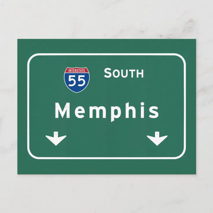 Memphis Tennessee tn Interstate Highway Freeway : Postcard | Zazzle