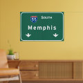 Memphis Tennessee tn Interstate Highway Freeway : Poster | Zazzle