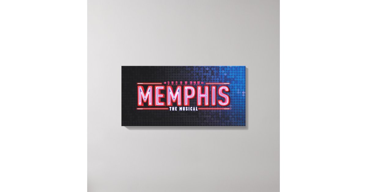 MEMPHIS - The Musical Logo Canvas Print | Zazzle