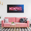 MEMPHIS - The Musical Logo Canvas Print | Zazzle