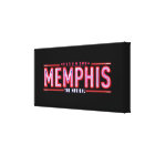 MEMPHIS - The Musical Logo Canvas Print | Zazzle.com