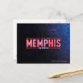 MEMPHIS - The Musical Logo Postcard | Zazzle
