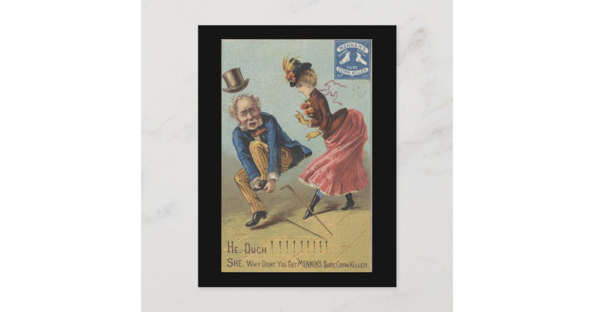 Mennen's Sure Corn Killer Ephemera Postcard | Zazzle