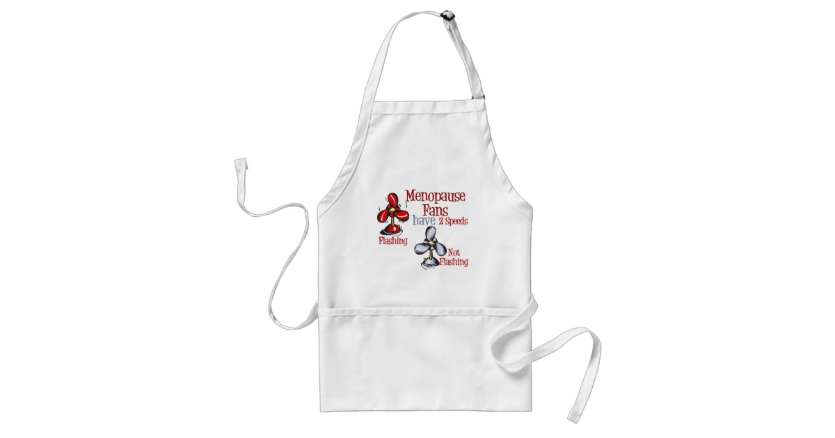 Menopause Fan Adult Apron | Zazzle