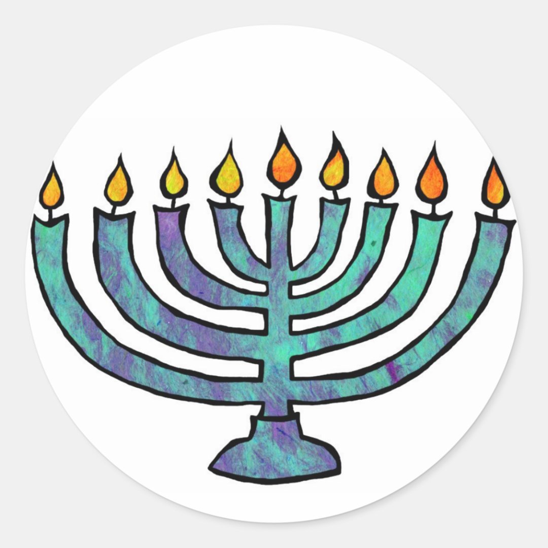 Menorah Stickers | Zazzle
