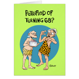 Funny 68th Birthday Cards | Zazzle