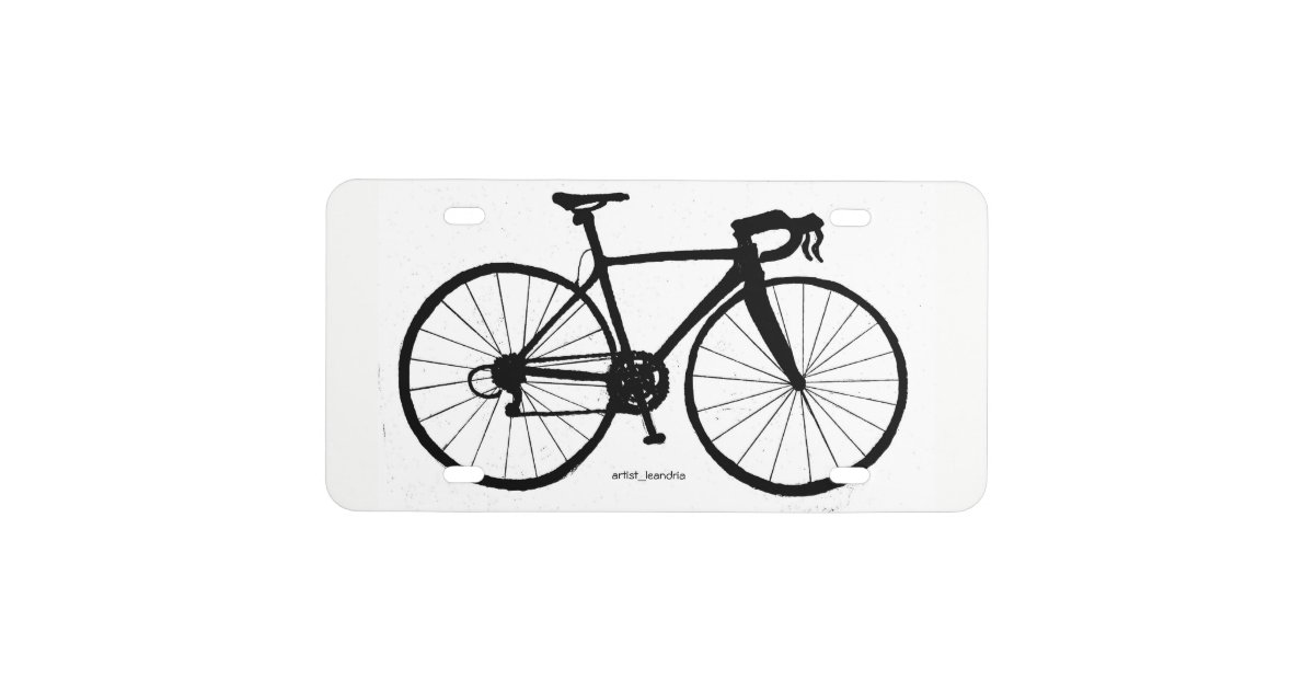 Men's Bicycle license plate | Zazzle