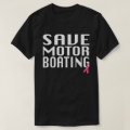 Mens Breast Cancer T-Shirt Save Motorboating | Zazzle