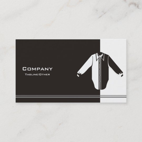 Men's Clothing 2 Business Card | Zazzle.com