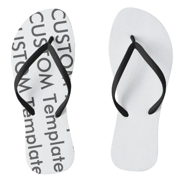 Mens Custom Thong Havaianas® Style Flip Flops Zazzle