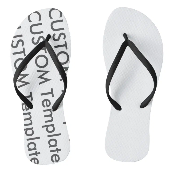 Mens Custom Thong Havaianas® Style Flip Flops Zazzle