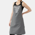 Men's Elegant Grey Modern Simple Dad Chef Apron | Zazzle