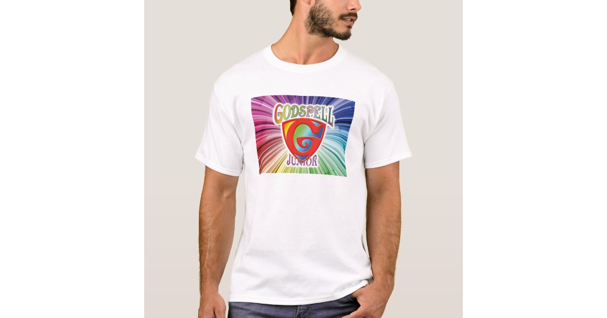 Men's "Godspell Jr." Fancy Logo T-shirt | Zazzle
