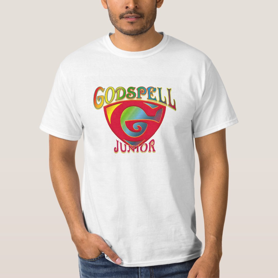 Men's "Godspell Jr." Plain Logo T-shirt | Zazzle