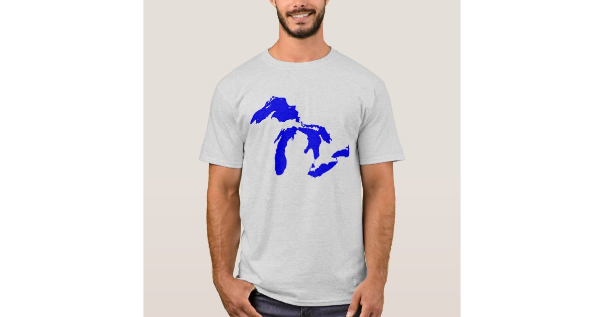 Men's Great Lakes logo graphic T-Shirt | Zazzle