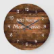 Mens Man Cave Design Large Clock | Zazzle