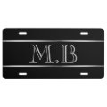 Men's Monogram License Plate | Zazzle