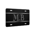 Men's Monogram License Plate | Zazzle